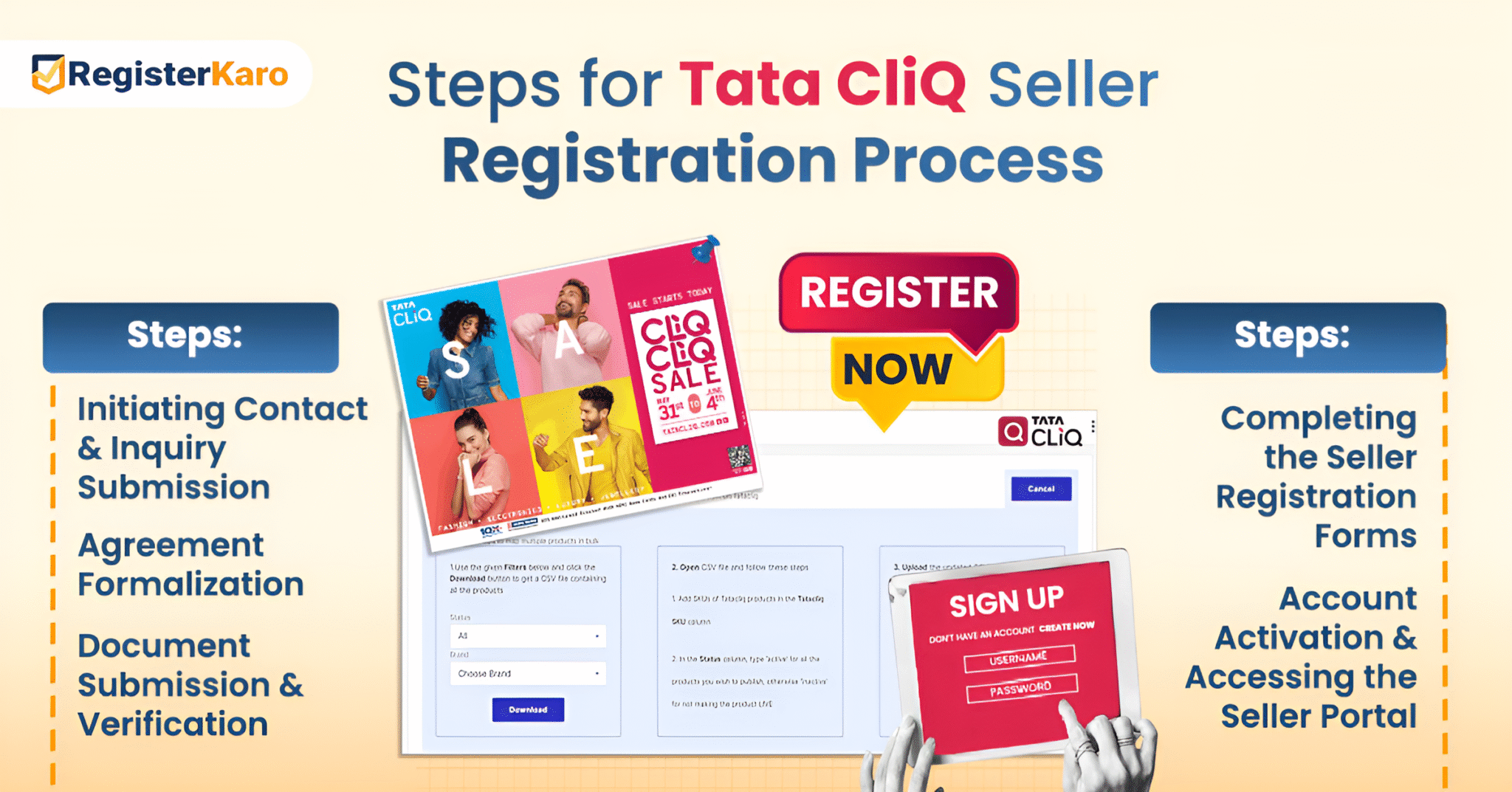 Tata CliQ Seller Registration 2025: Complete Process