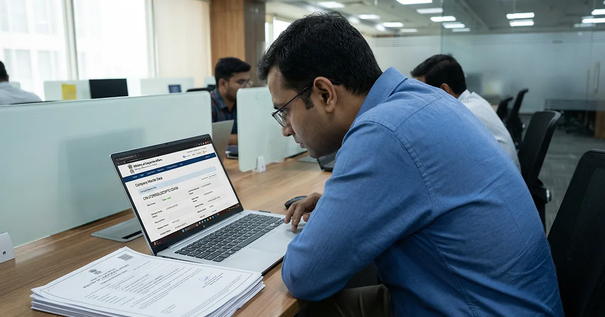 MCA Master Data: Check Company & Director Details Online